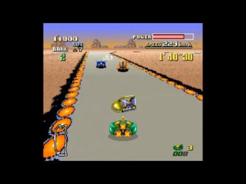 F Zero (SNES) - Red Canyon II - Beginner Standard Expert - YouTube