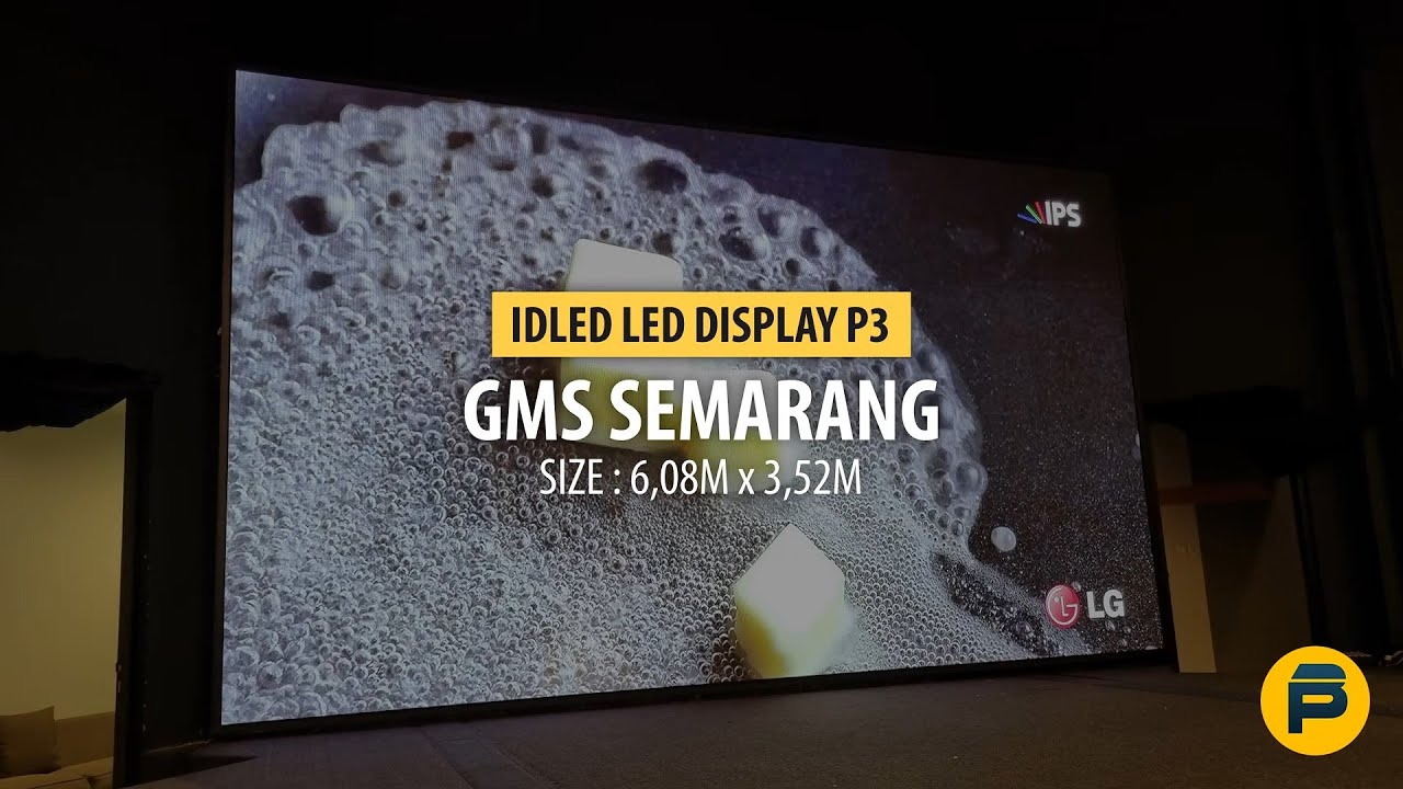 INSTALASI LED DISPLAY P3 GMS SEMARANG - YouTube
