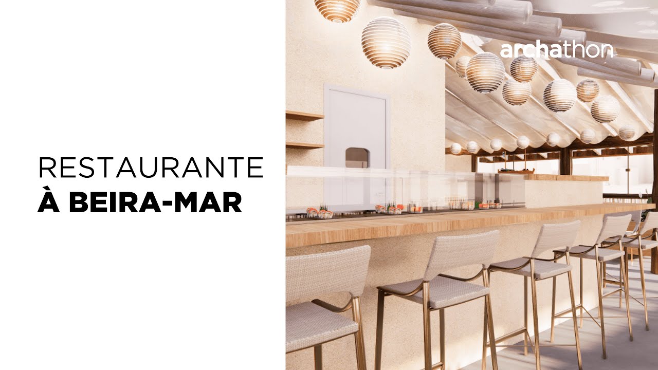 DESIGN de INTERIORES de Restaurante na Praia | Uma experiência ...
