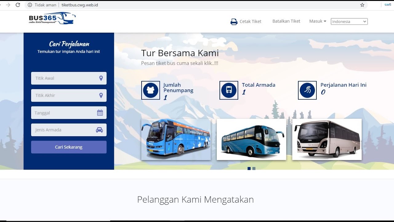 Installasi Source Code Booking Tiket Bus Free Download - YouTube