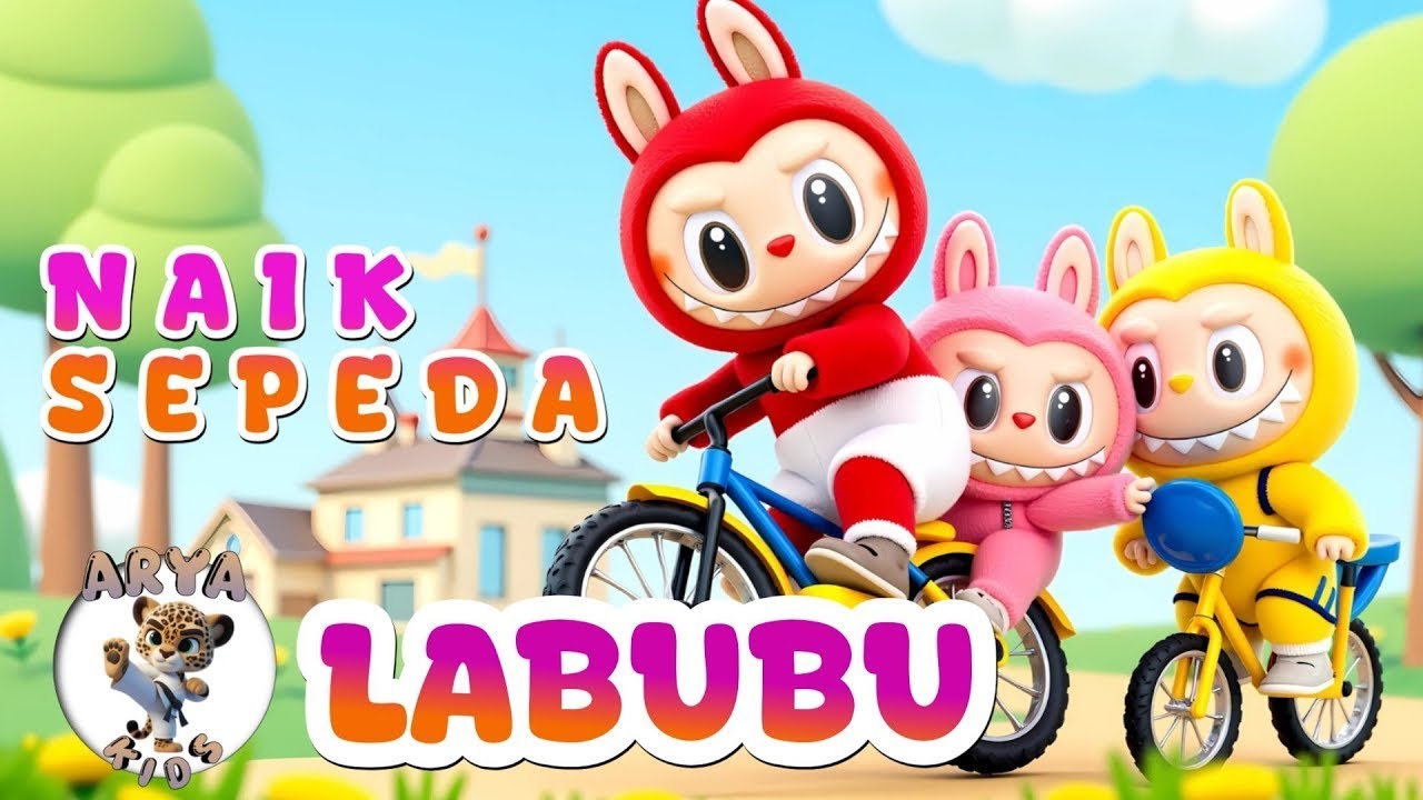 [ LABUBU ] LABU LABUBU NAIK SEPEDA BERSAMA TEMAN TEMAN - LAGU ANAK ...