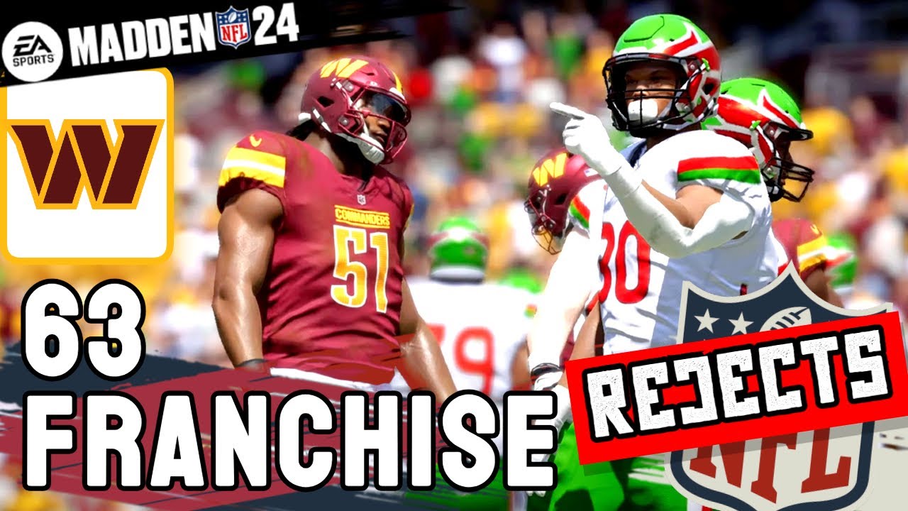 HARDEST MADDEN 24 FRANCHISE - NFL REJECTS: CALEB WILLIAMS & 91 RATED ...