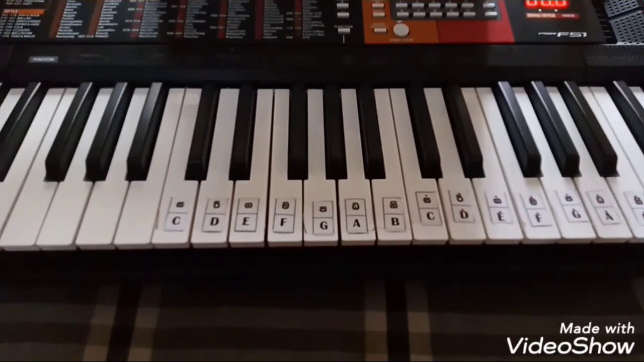 The Mr Bean theme song piano notes - YouTube