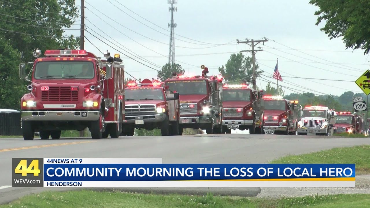Dozens of Emergency Crews Honor Fallen Hero Chief Bryant Woodard - YouTube