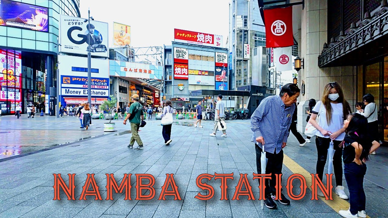【4K】𝐖𝐀𝐋𝐊 🇯🇵 Visiting Namba Station in Osaka Japan - YouTube