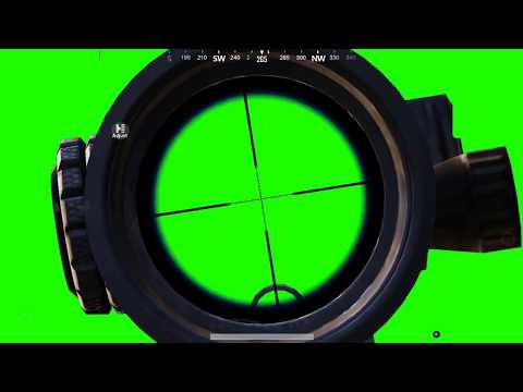 PUBG MOBILE - KAR98K WITH SCOPE GREEN SCREEN/ICON/SHOOT SOUND EFFECT