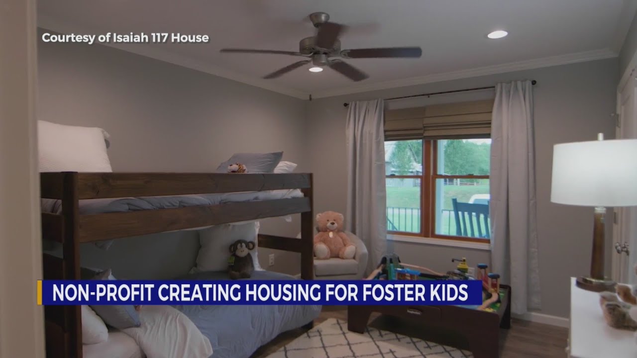 Nonprofit creating housing for foster kids - YouTube