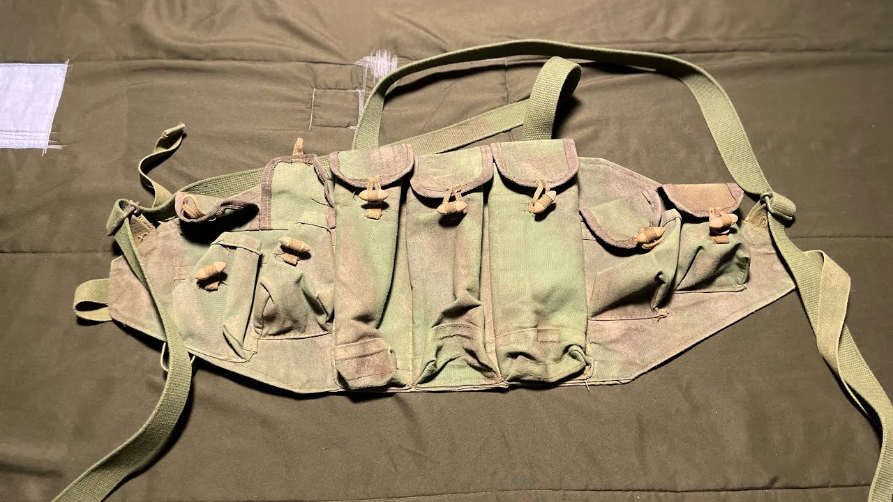 How to age your type 56 AK chest rig with DIRT - YouTube