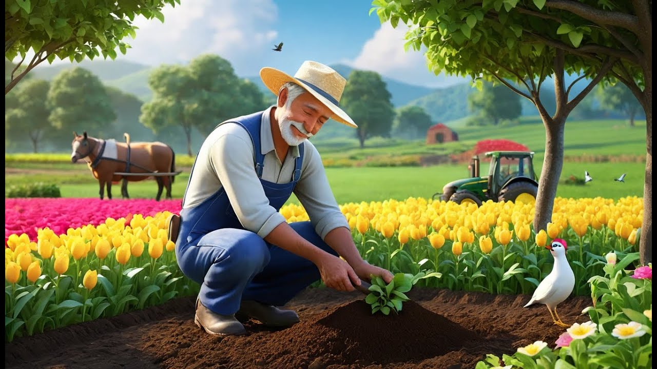 All Around the Mulberry Bush | Fun Action Song for Kids | Nursery ...