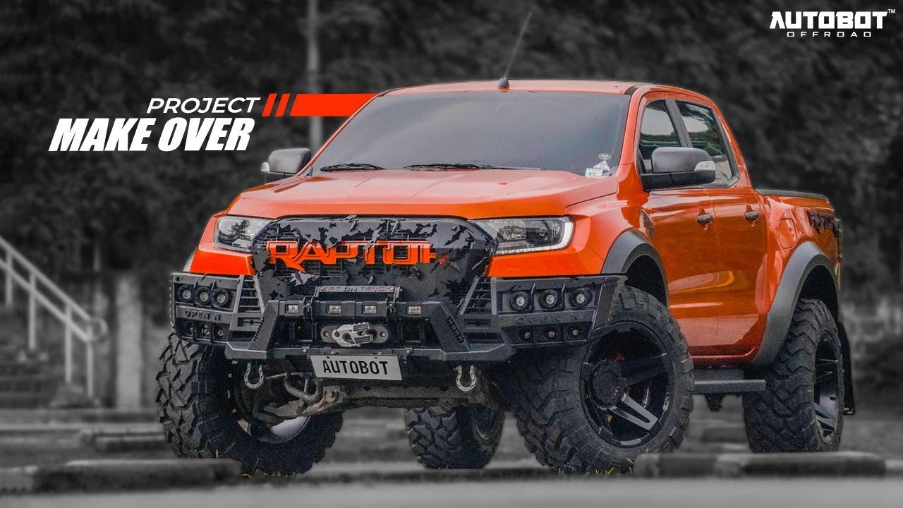 PROJECT MAKEOVER - Ford Ranger T6 to Ranger Raptor Transformation - YouTube