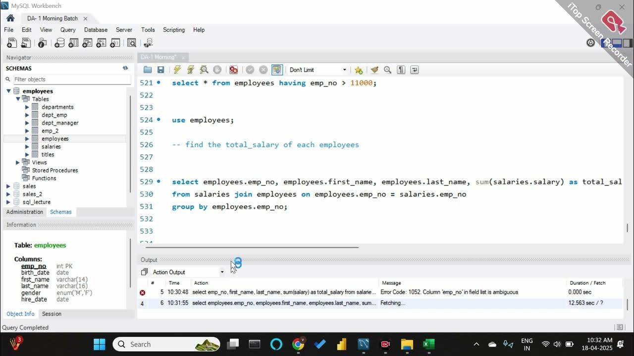 SQL lecture - 08 | MySQL Joins | NMD PVT LTD - YouTube