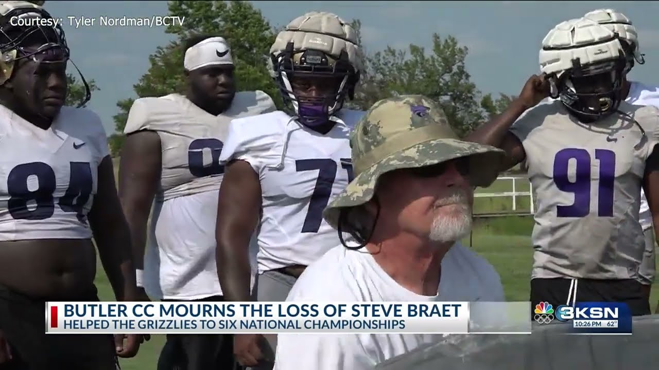 Butler CC mourns loss of longtime football coach Steve Braet - YouTube