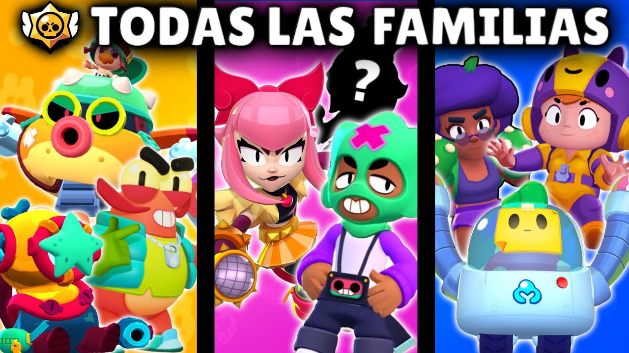 👉2025 TODAS las FAMILIAS OFICIALES en BRAWL STARS y SU HISTORIA 😧 ...