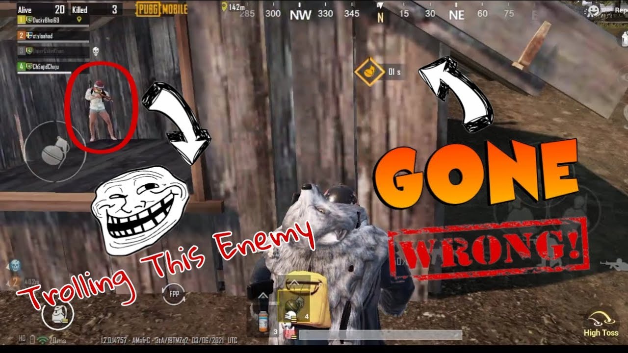Trolling This Enemy Gone Wrong | PUBG Mobile Gameplay | Infinite Gamerz - YouTube