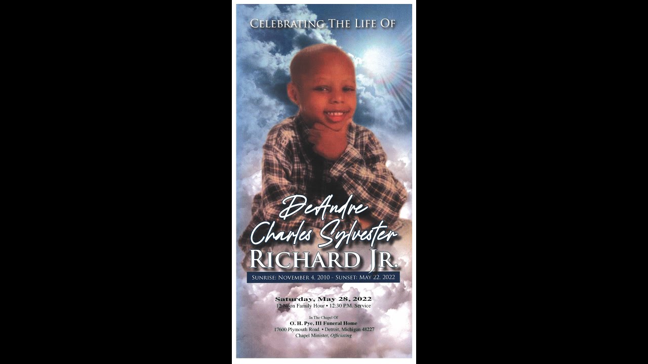 Homegoing Services For DeAndre Charles Sylvester Richard Jr. - YouTube