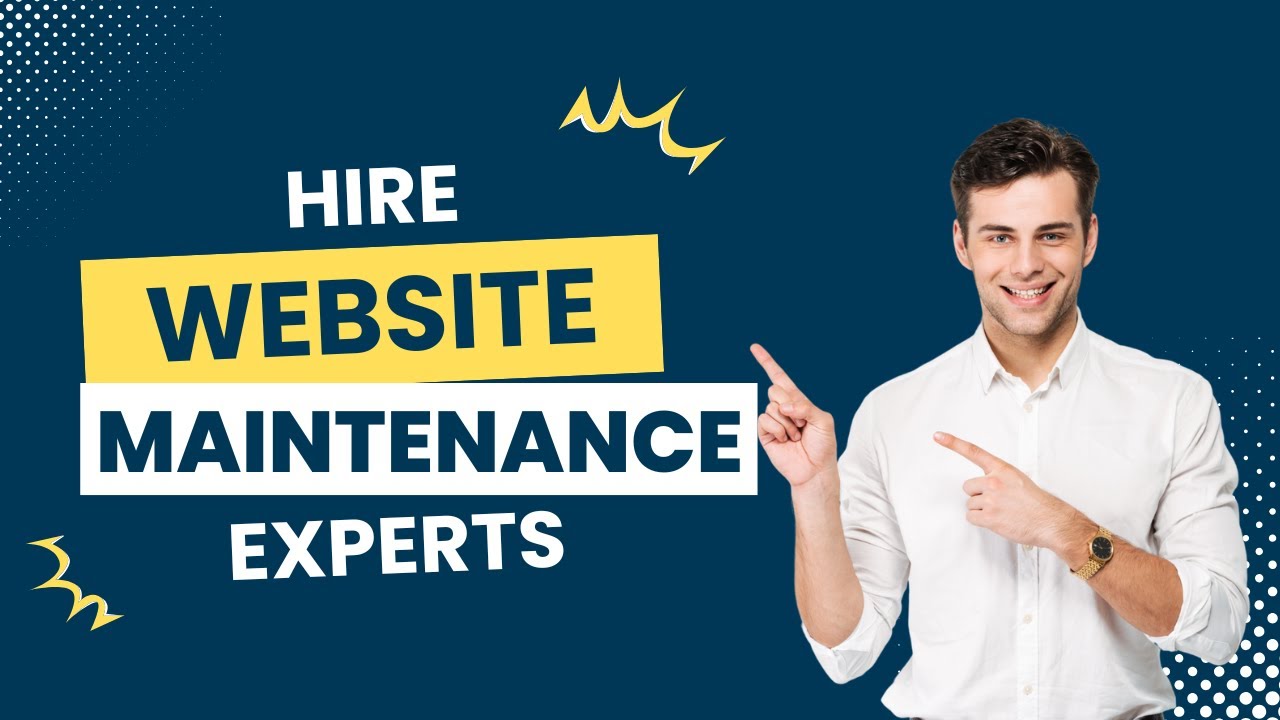 Maintain your website with expert website maintenance services - YouTube