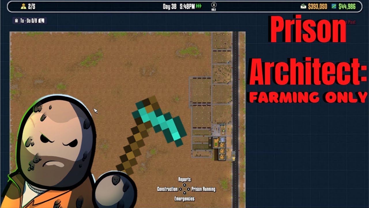 Can you get $1,000,000 in PRISON ARCHITECT from just farming? - YouTube