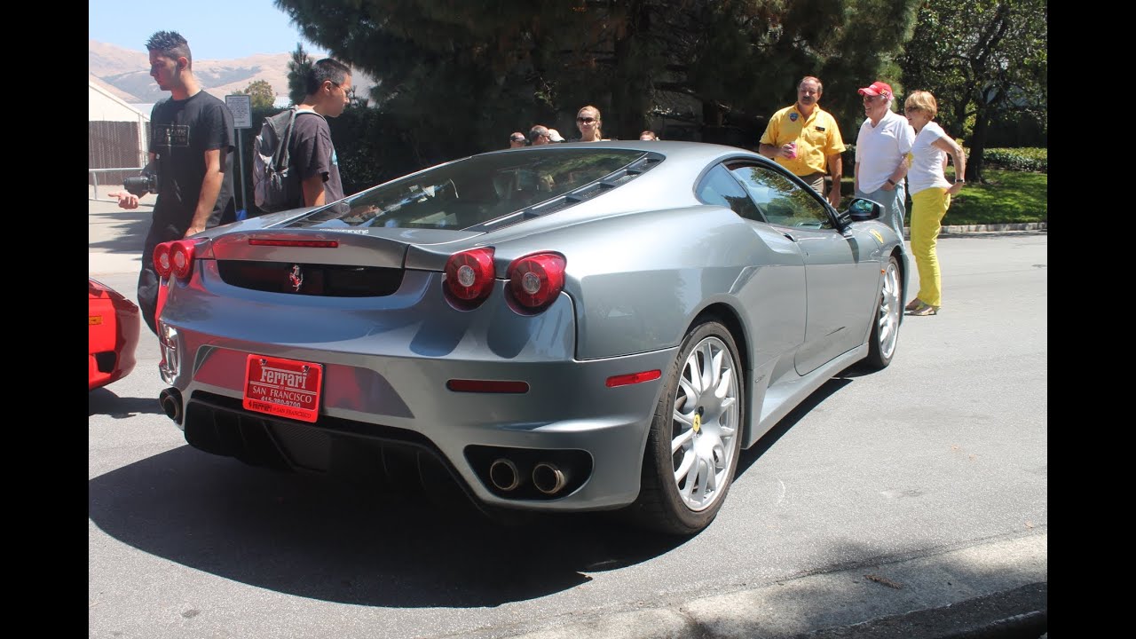Silver Ferrari F430 - Walkthrough, Startup, Acceleration - YouTube