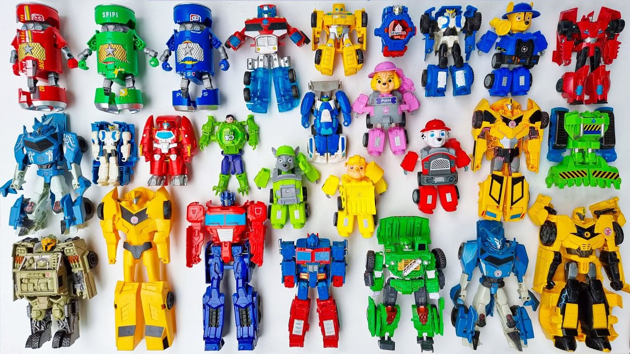 Full Transformers One Step Changers: Rescue Bots, Robot Disguise ...