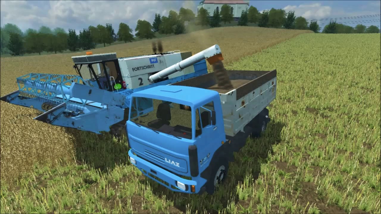 [FS13] Žně Řepky - | Fortschritt 517, 517 | Zetor 7211 | LIAZ 150 ...