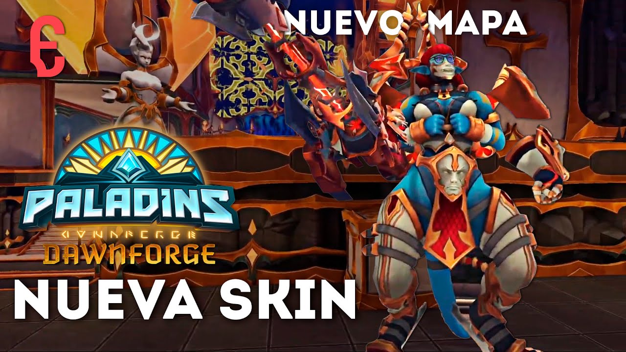 NUEVA SKIN 💎 Raum El Arlequín 💎 NUEVO MAPA 🎭 | PALADINS PTS GAMEPLAY ...