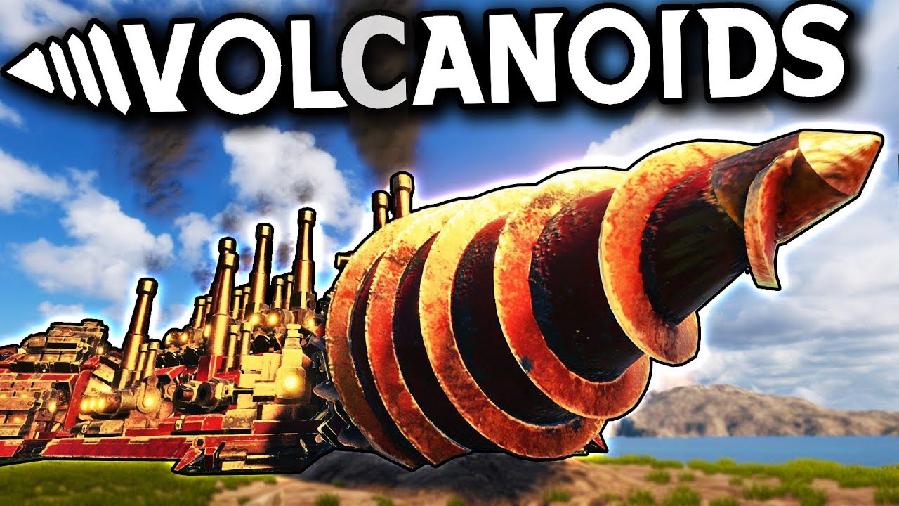 Building a GIANT STEAMPUNK DRILL to Survive on a Volcanic Island ...