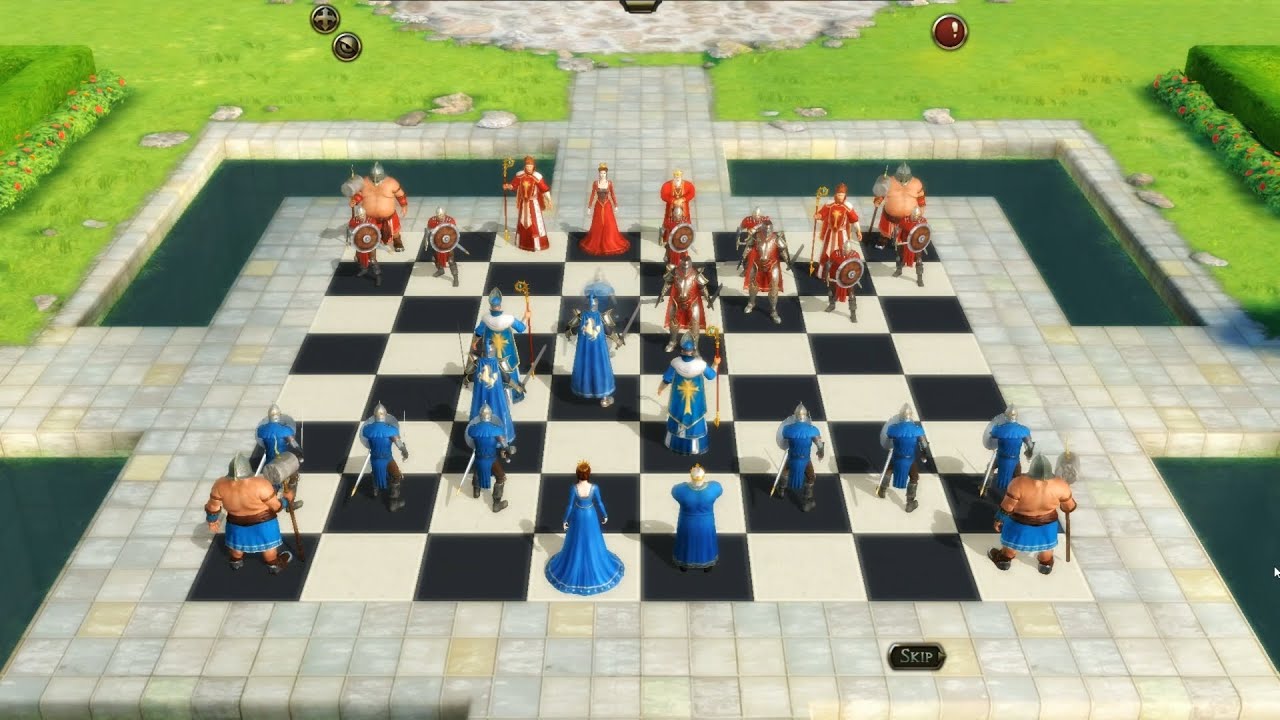 4 KNIGHT IN LINE I Battle chess games of kings I KILLER PAWN I ...