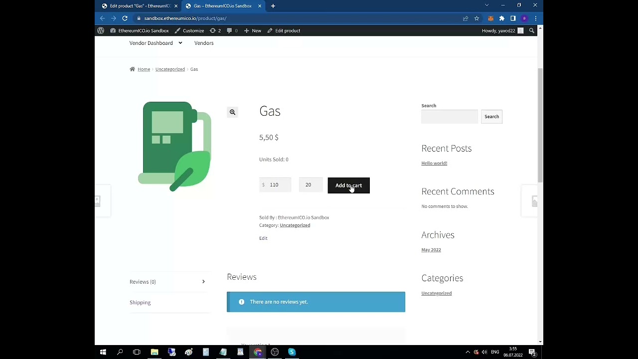 Total Cost Input for WooCommerce - Demo in Action - YouTube