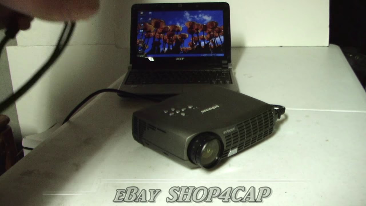 InFocus projector test - YouTube