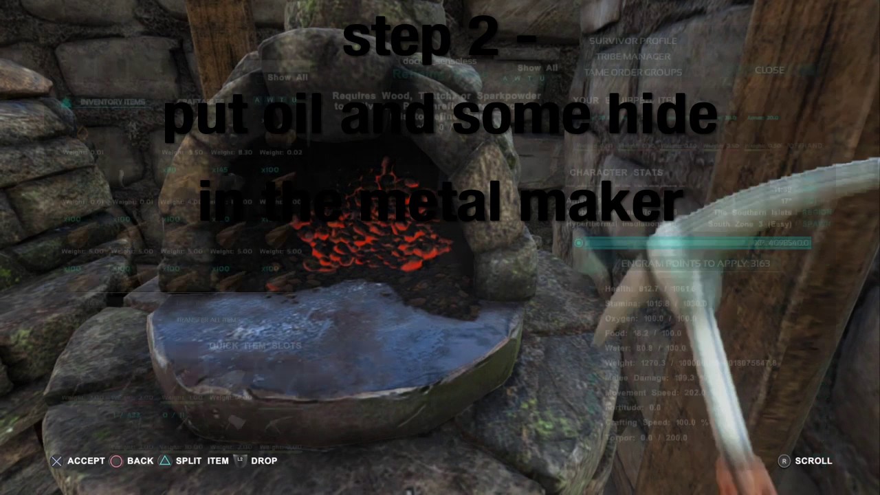 How to make gasoline /fuel in Ark - YouTube