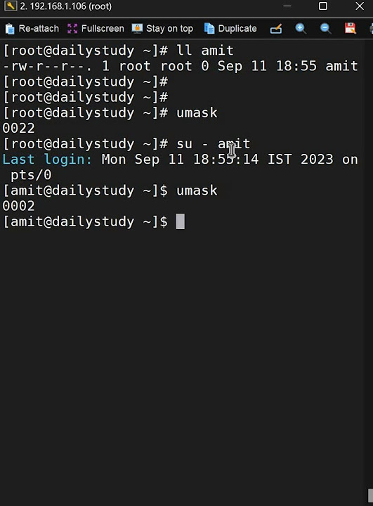 How default file and directory permission works in Linux |what is umask |DailystudyLinux # ...
