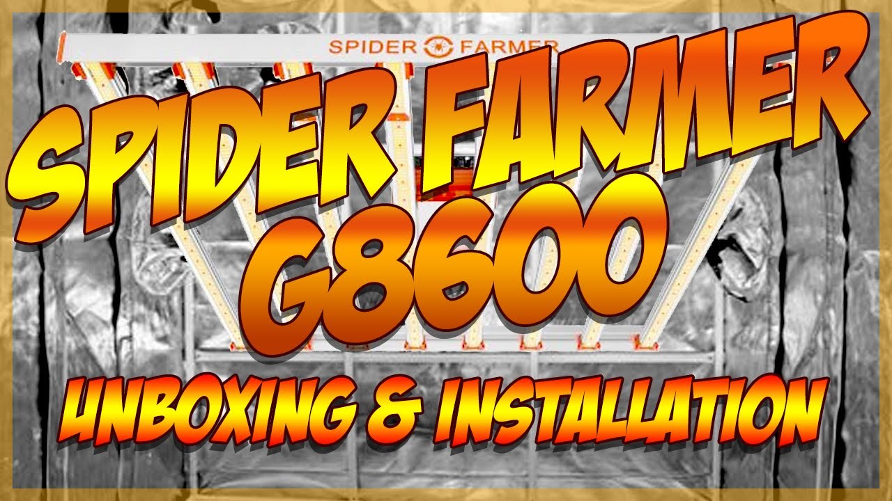 SETTING UP THE MAC 1 FLOWER TENT & Unboxing The Spider Farmer G8600 ...