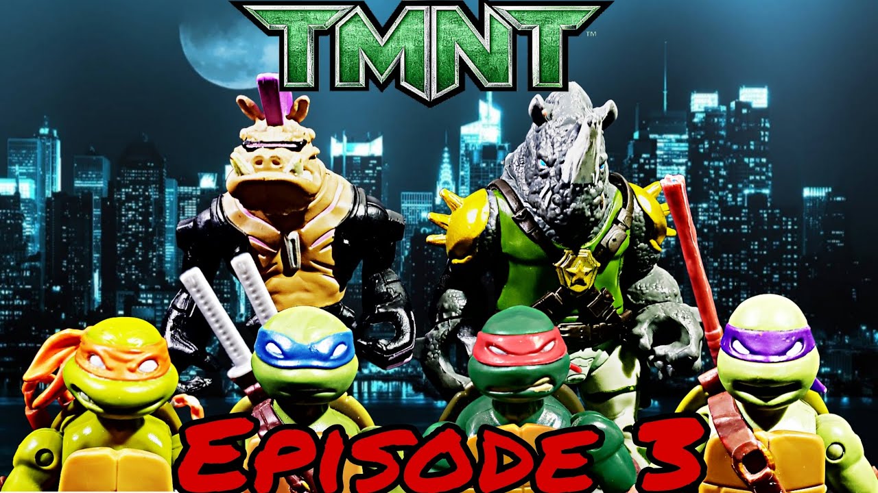 TMNT stop motion (shell shocked) S1E3 - The Pig and Rhino - YouTube