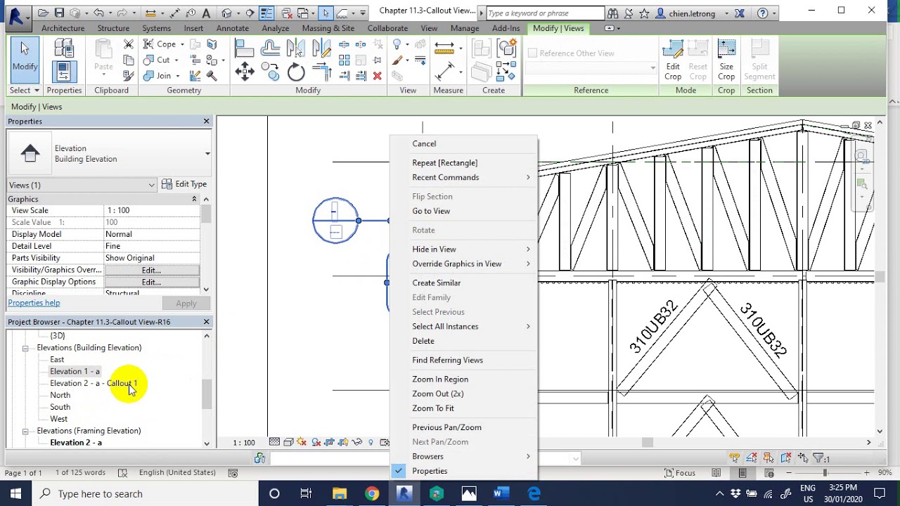 Revit Structure Co Ban 11 3 Callout View YouTube Revit Structure Co Ban 11 3 Callout View YouTube