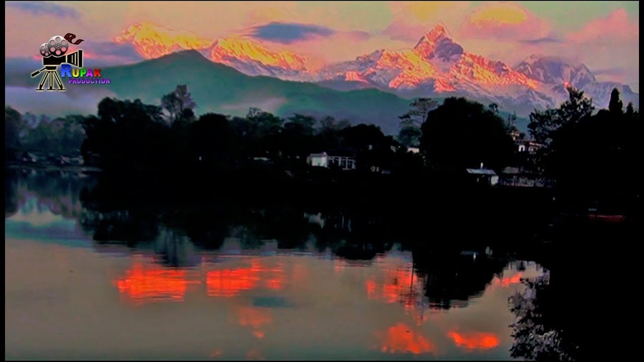 ANNAPURNA HIMALAYA || FISHTAIL PEAK || PHEWA LAKE in Pokhara, Nepal ...