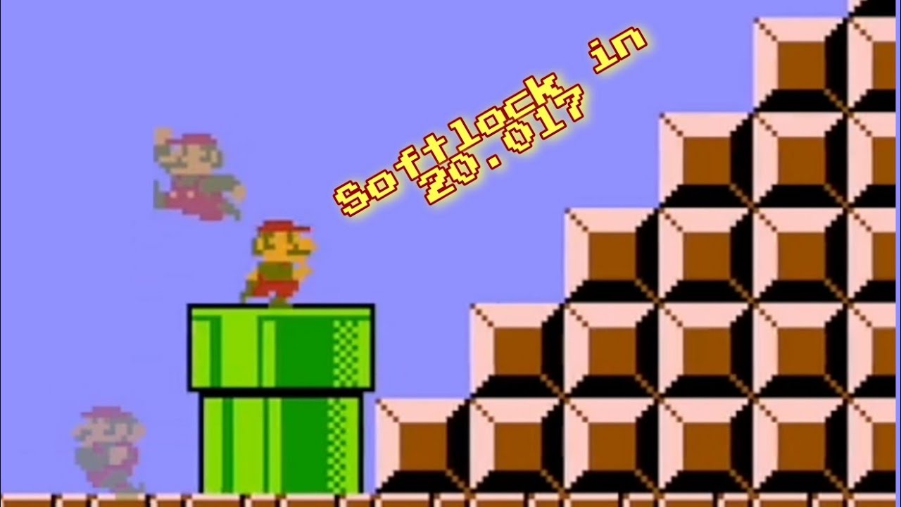 Super Mario Bros. Softlock in 20.017 - YouTube