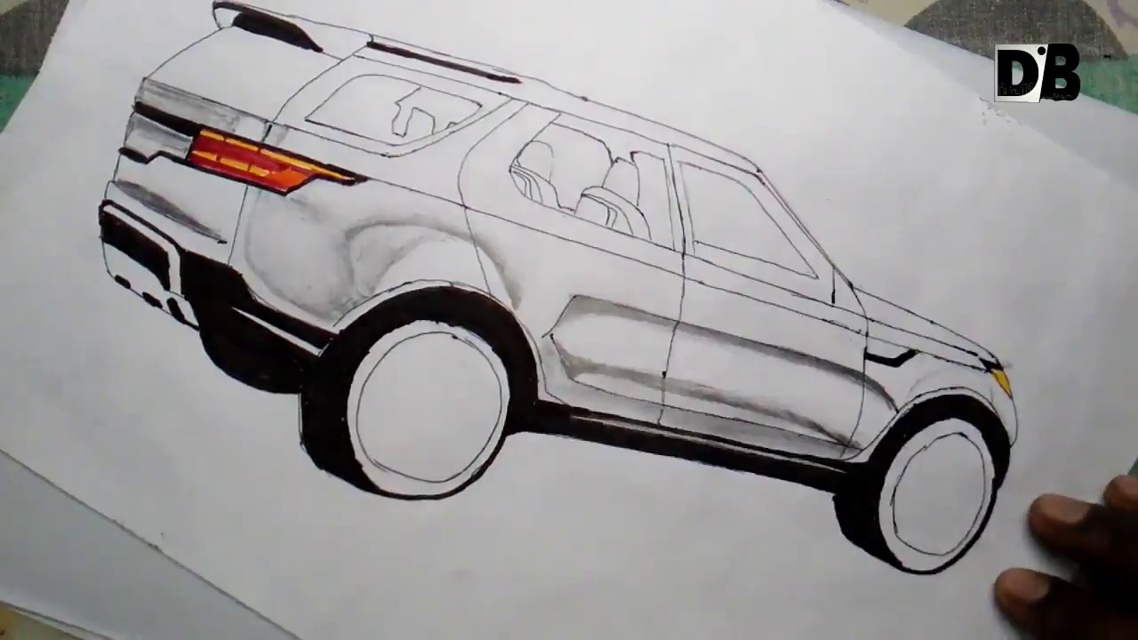 LandRover Discovery drawing - YouTube