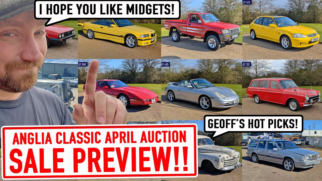 ACA April 5th Classic Car Sale Preview - Geoff's HOT PICKS (and Many ...