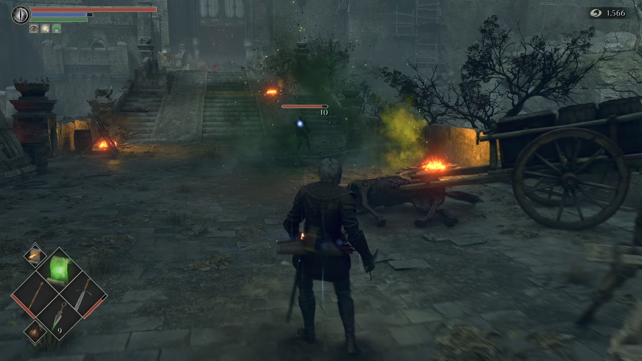 Demon's Souls poison spell - YouTube