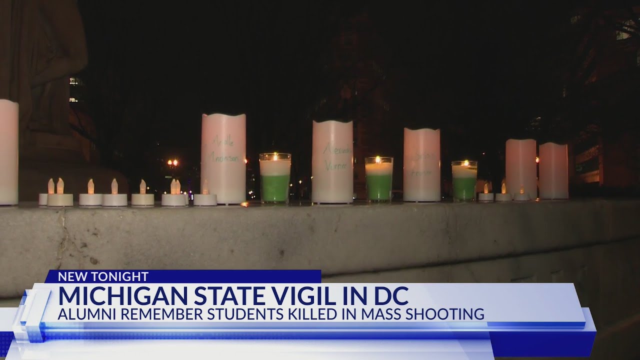 Vigil for Michigan State victims held in DC - YouTube