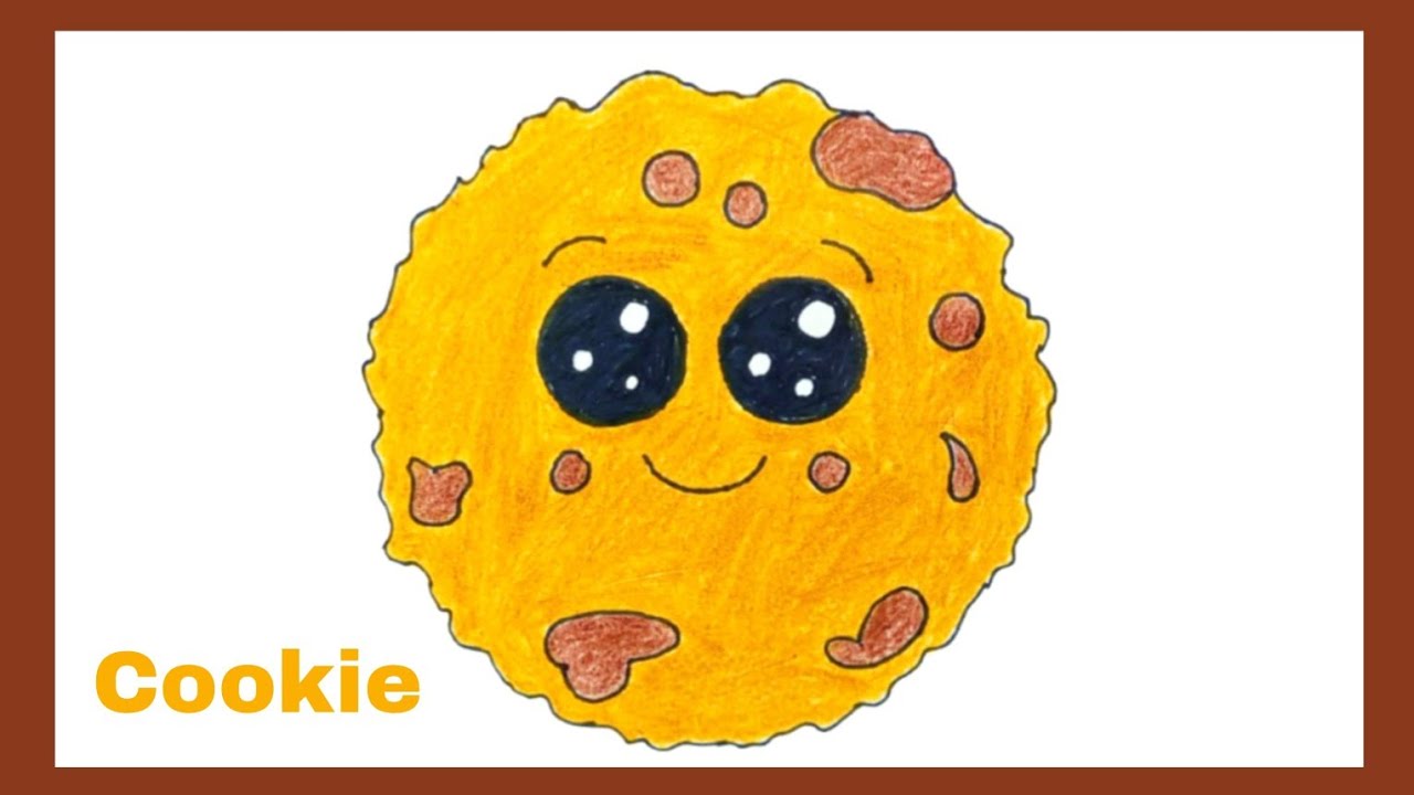 How to Draw Cookie Drawing | Easy Cookie Drawing | Cookie Drawing ...