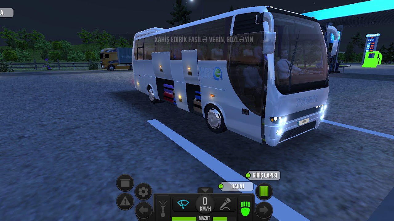 Bus Simulator : Ultimate Azərbaycan xəritəsində yol - YouTube