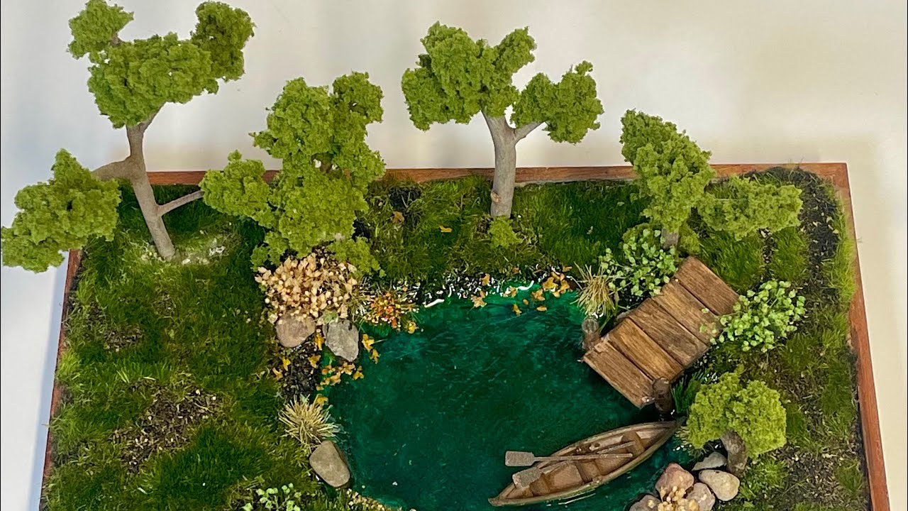 Making Diorama Trees - YouTube
