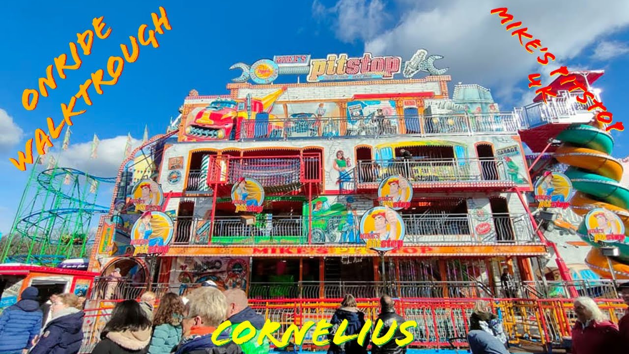 Onride Walktrough mike's pitstop Cornelius (FunHouse Gosetto) 4K - YouTube