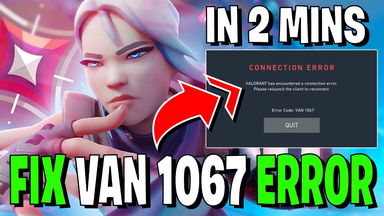 HOW TO FIX VALORANT ERROR CODE VAN 1067 SECURE BOOT 2 0 ERROR ON