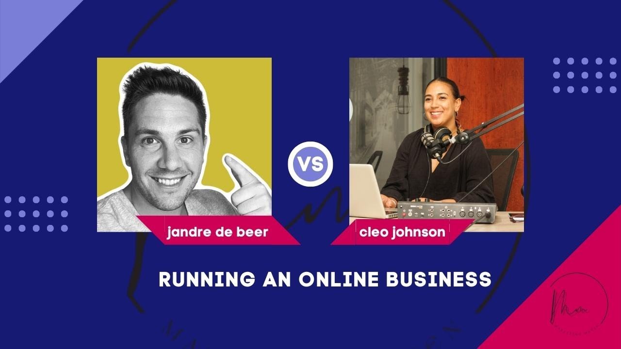 Running an online business with Jandre de Beer - YouTube