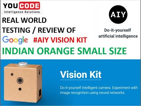 Real world Testing of Google AIY Vision Kit – Indian Orange small size ...