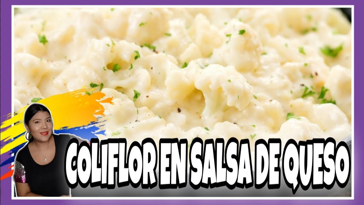Cómo hacer COLIFLOR EN SALSA DE QUESO receta fácil paso a paso / Cocina ...