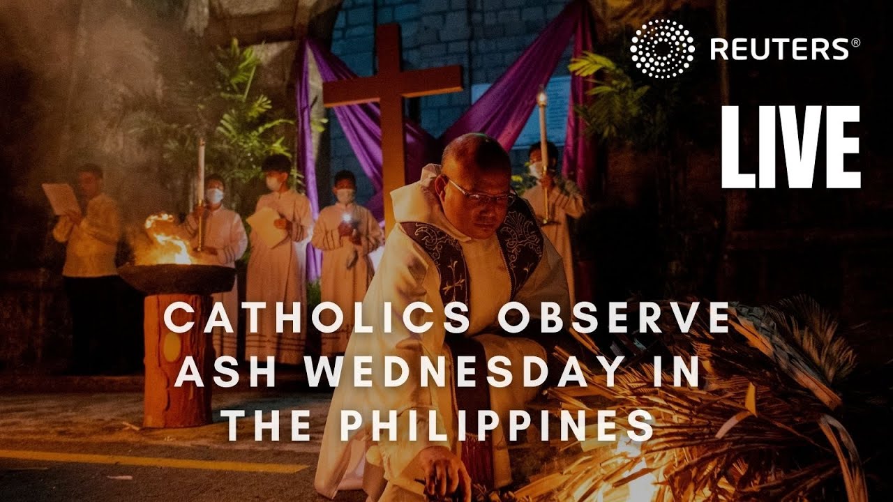 LIVE: Filipino Catholics observe Ash Wednesday in Manila - YouTube