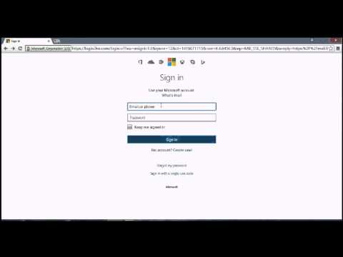Hotmail Sign In Page Layout - YouTube